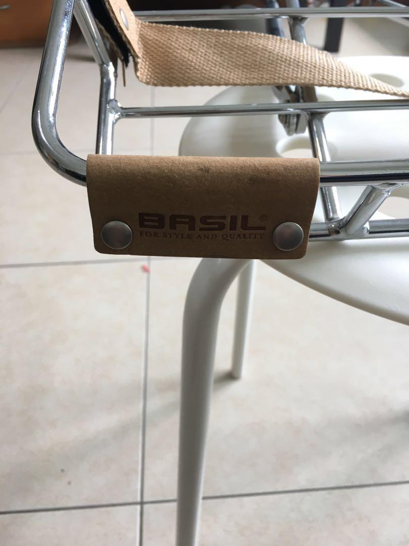 Basil Portland front carrier / Bicycle carrier rack - aluminium, Sports ...