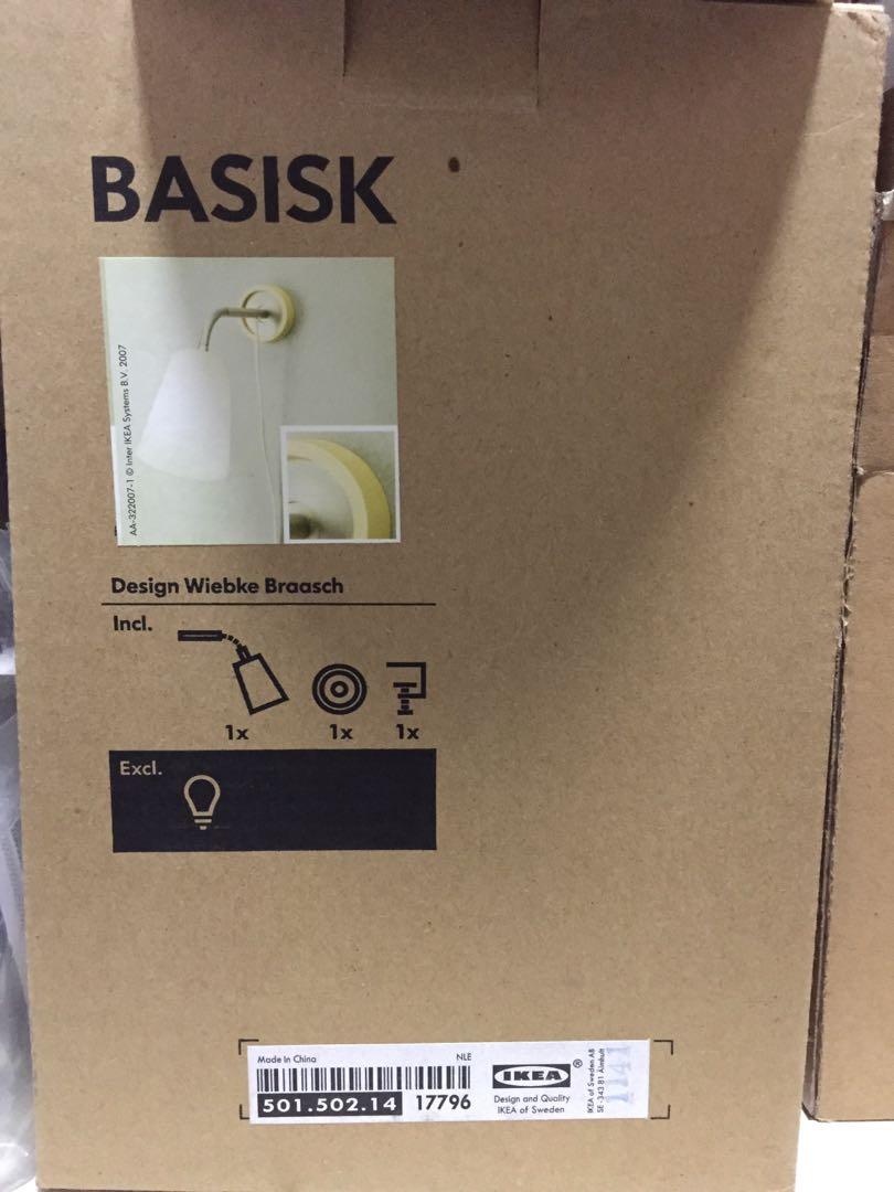 Basisk wall light, Furniture & Home Living, Lighting & Fans, Lighting ...