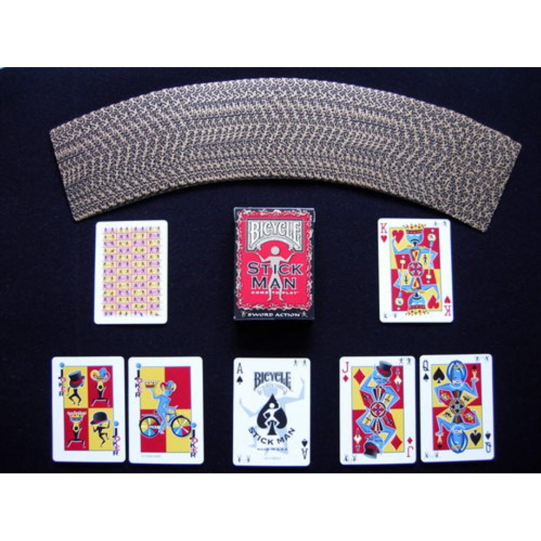 Bicycle StickMan Poker Playing Cards USPCC Sword Action, Hobbies & Toys ...