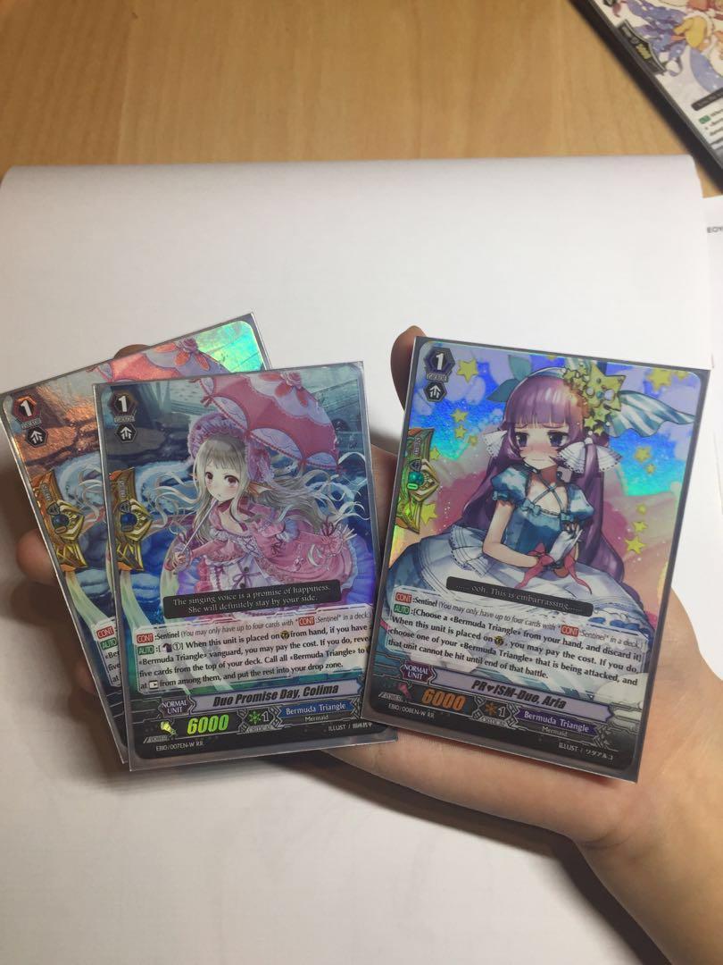 Cardfight Vanguard Bermuda Triangle Deck Build Rare WTS, Hobbies & Toys, Toys & Games on Carousell