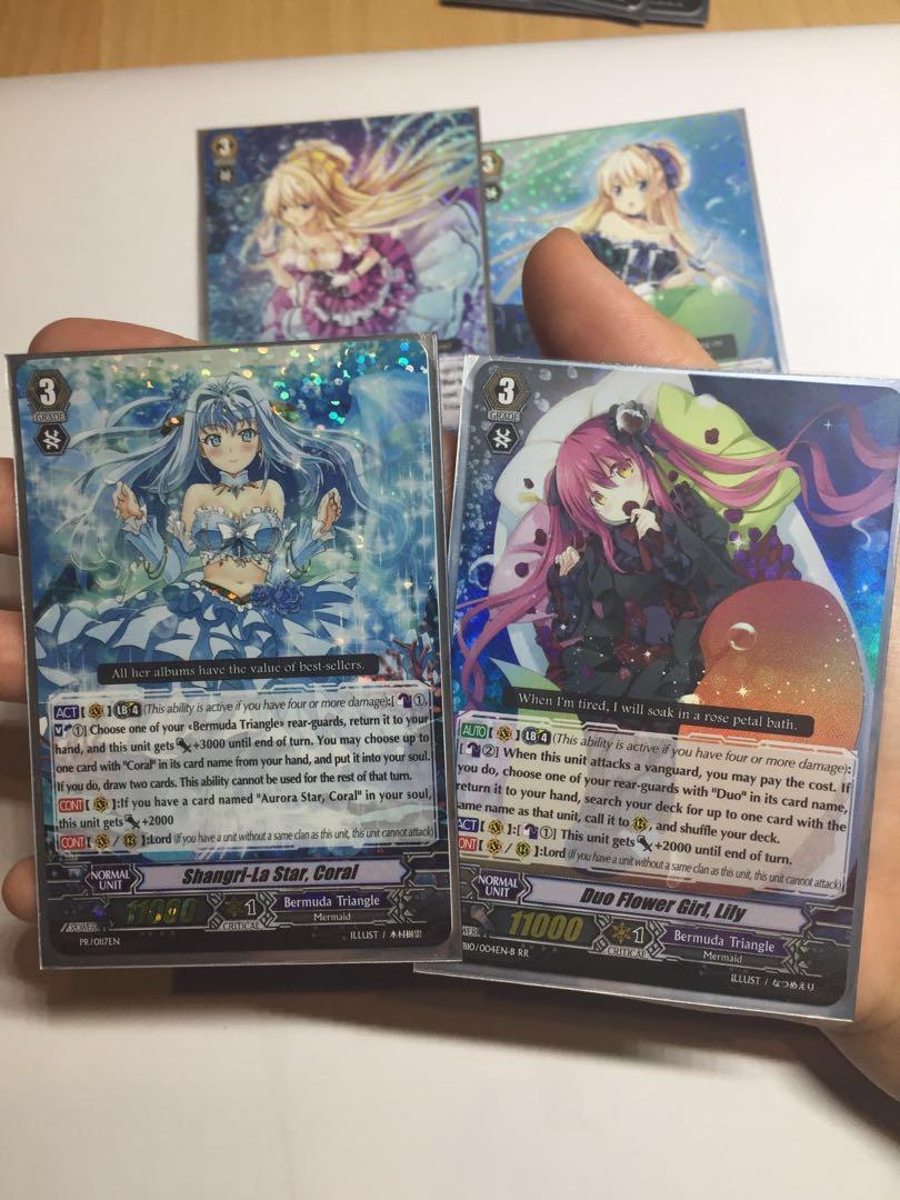 Cardfight Vanguard Bermuda Triangle Deck Build Rare WTS, Hobbies & Toys, Toys & Games on Carousell