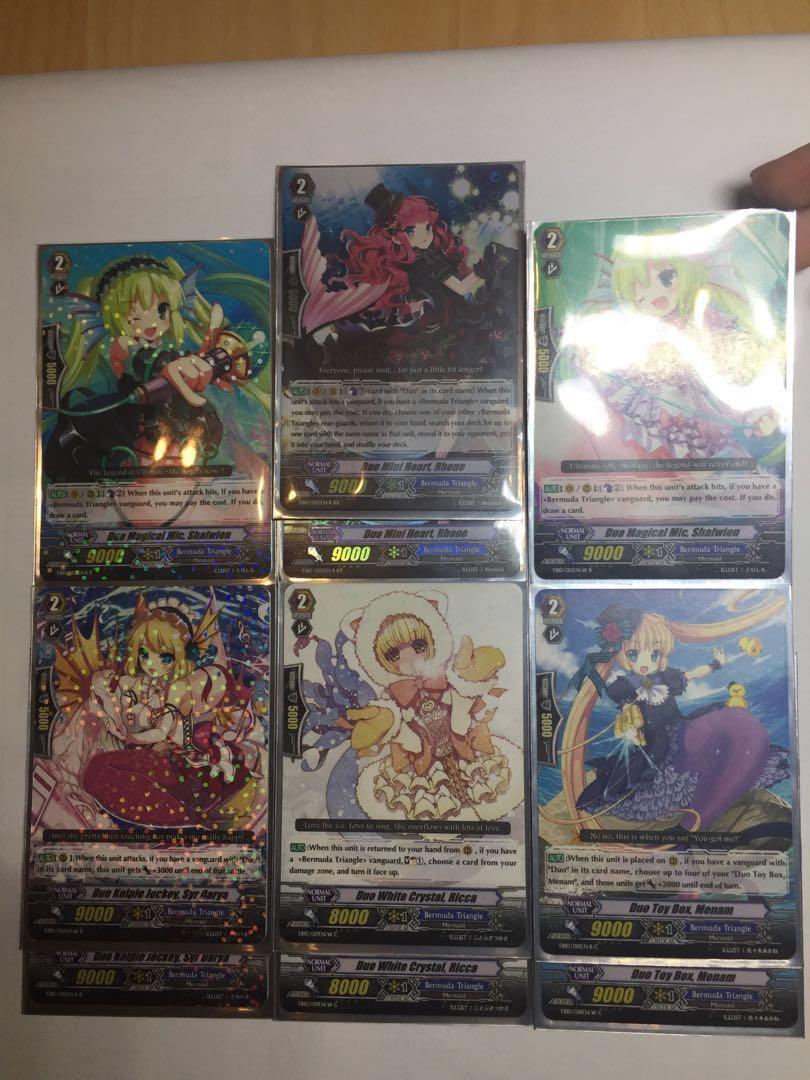 Cardfight Vanguard Bermuda Triangle Deck Build Rare WTS, Hobbies & Toys, Toys & Games on Carousell