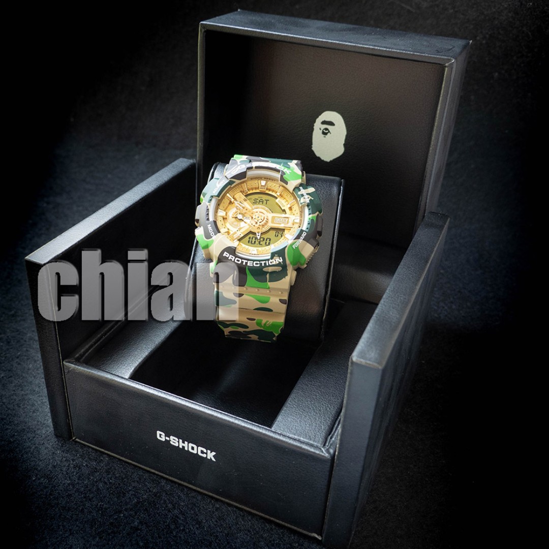CASIO G-SHOCK BAPE GA-110 A BATHING APE 25th Anniversary Camouflage ...