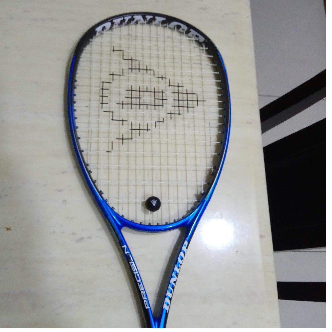 Dunlop Precision Pro 130 Squash Racquet /Racket, Sports Equipment ...
