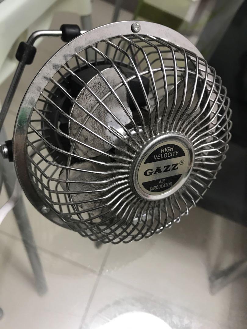 Gazz 4” air circulator fan, Furniture & Home Living, Lighting & Fans ...