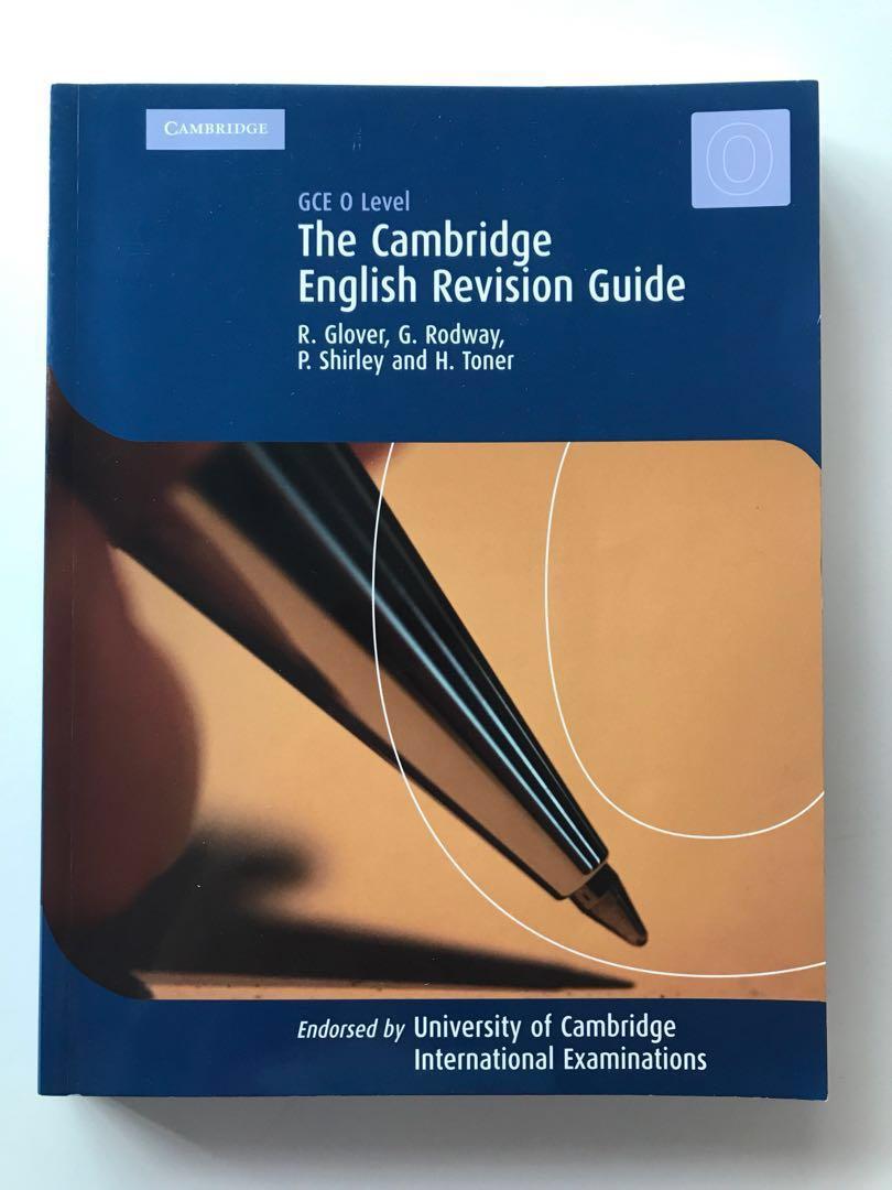 GCE O Level The Cambridge English Revision Guide, Hobbies & Toys, Books ...