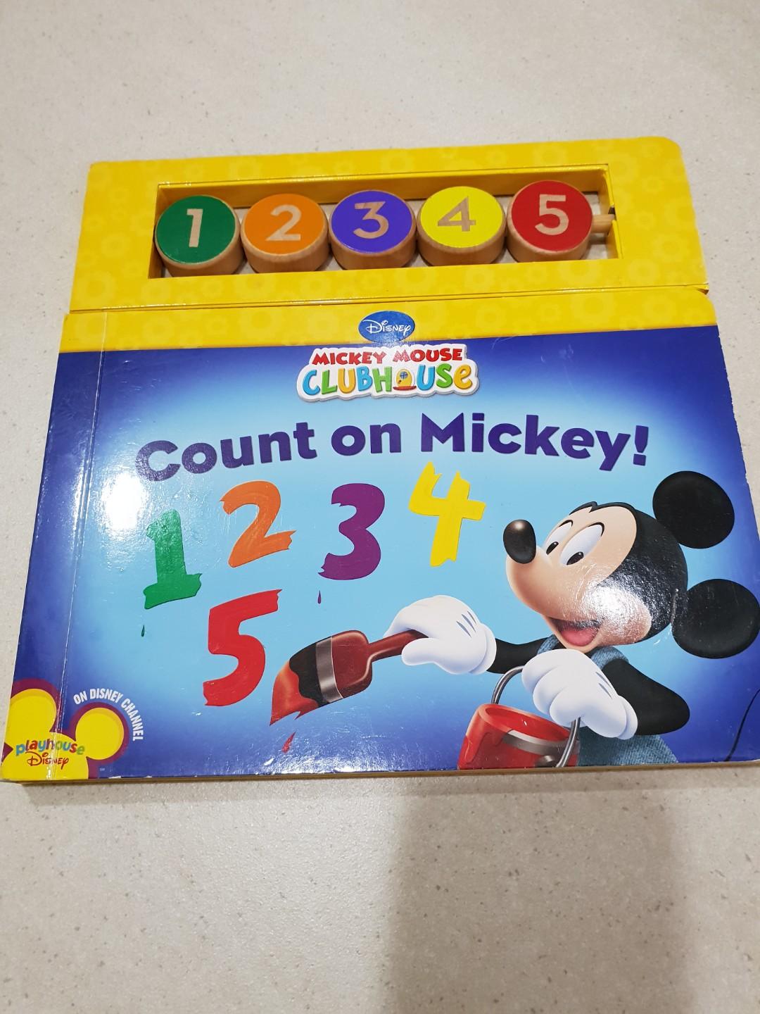 Mickey Mouse Clubhouse "Count on Mickey!", Hobbies & Toys, Books ...