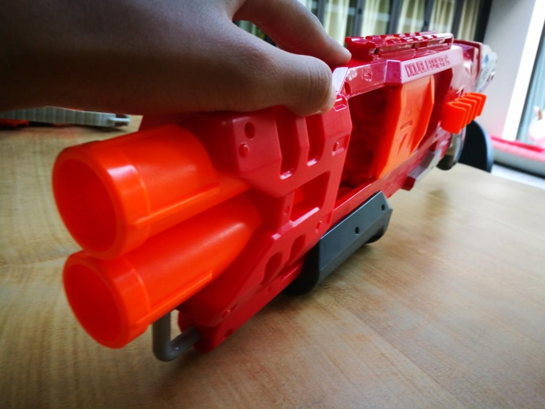 Nerf mega double breach, Hobbies & Toys, Toys & Games on Carousell