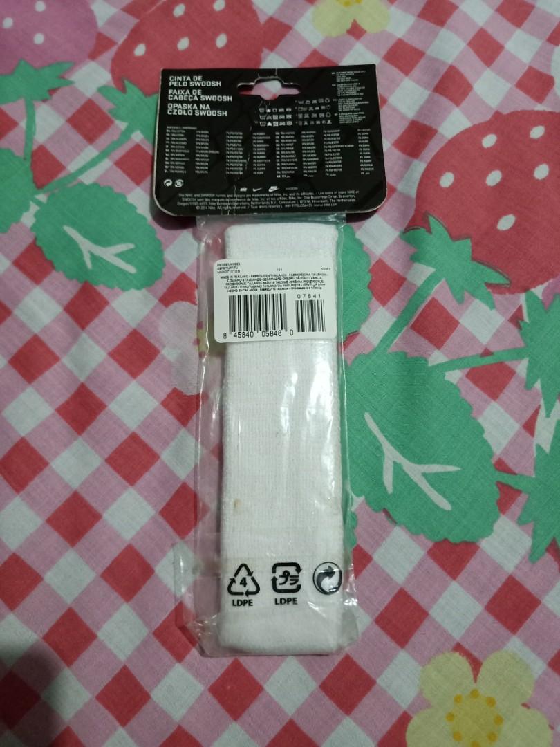 Nike Swoosh Headband.., Health & Nutrition, Face Masks & Face Shields ...