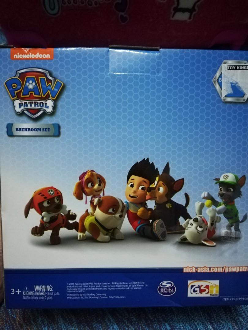 ORIGINAL PAW PATROL BATHROOM SET, Babies & Kids, Bathing & Changing ...