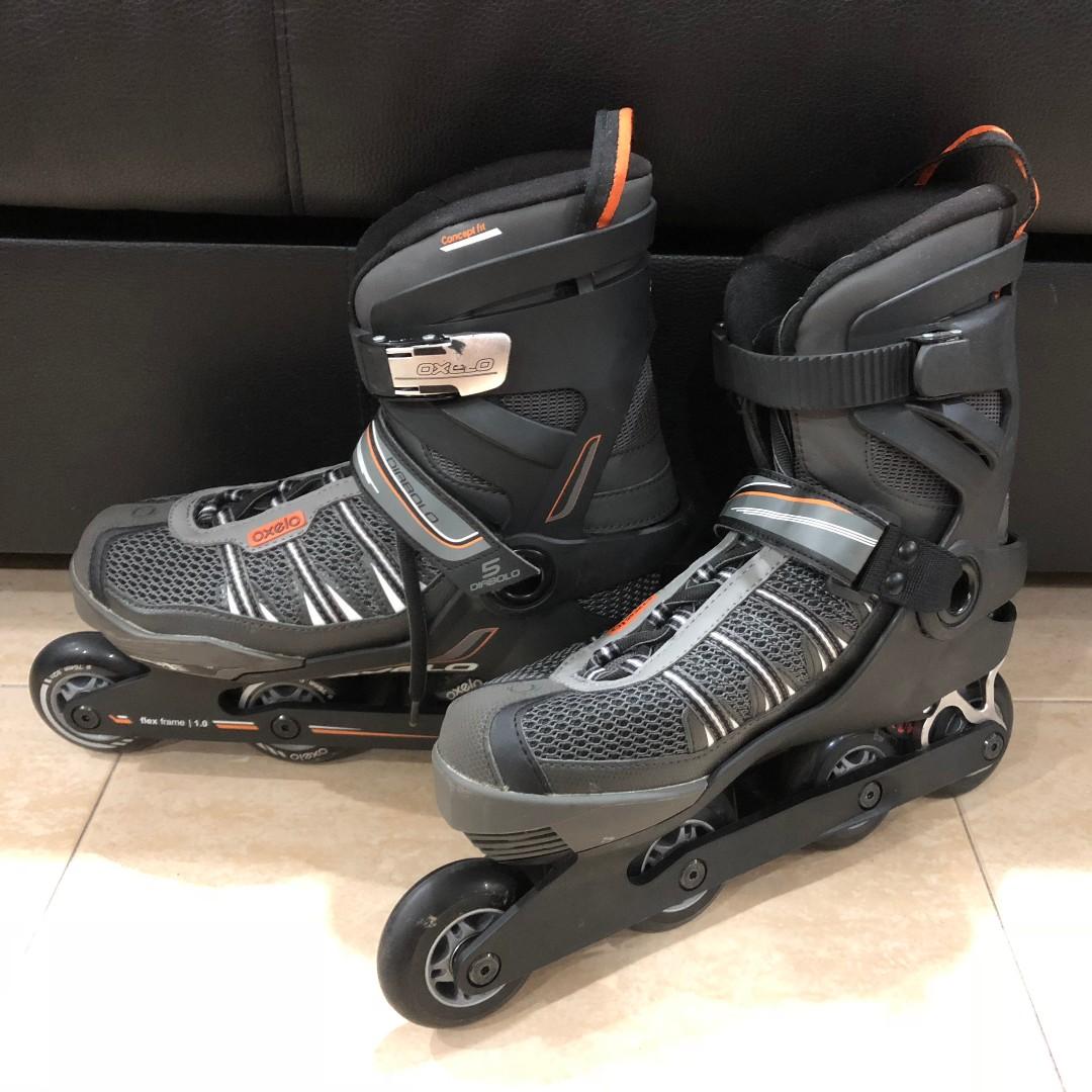 OXELO Roller-Diabolo 5 Men's Inline Men Size EU 43, UK 9, Sports ...