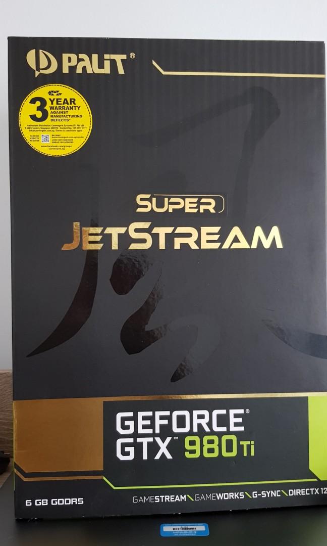 Palit 980 ti Jetstream, Computers & Tech, Parts & Accessories ...