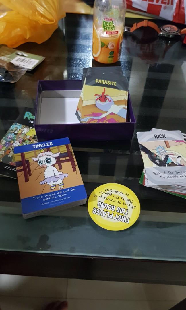 Rick and Morty- Total Rickall Card Game, Toys & Games, Board Games ...