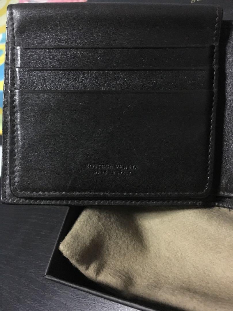 (SALE) Bottega Veneta BV Brown Bifold Mens Wallet with Coin and Photo ...