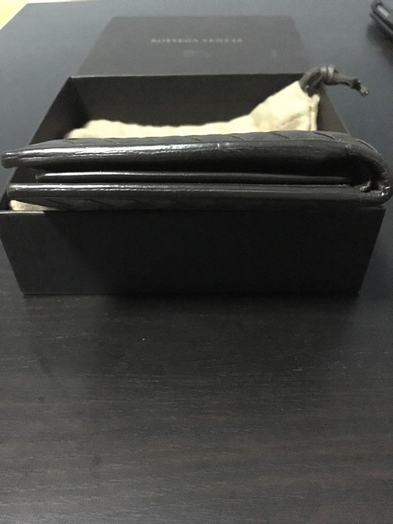 (SALE) Bottega Veneta BV Brown Bifold Mens Wallet with Coin and Photo ...