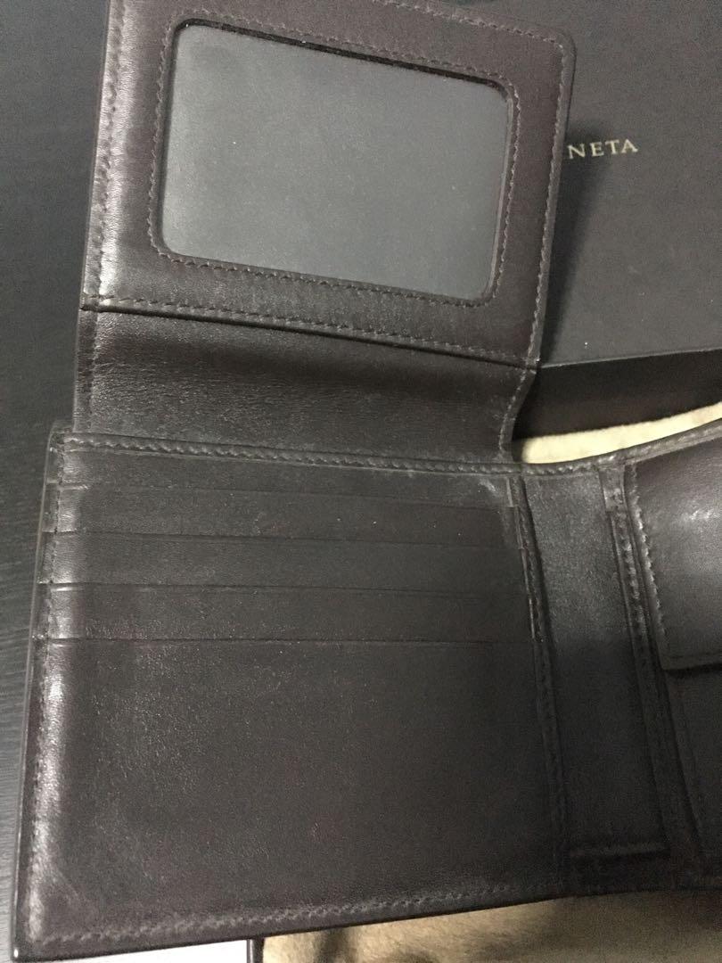 (SALE) Bottega Veneta BV Brown Bifold Mens Wallet with Coin and Photo ...