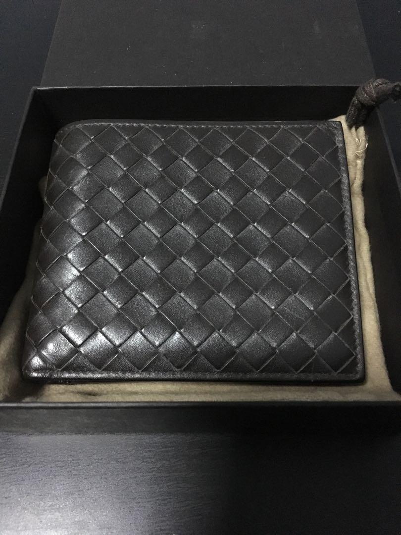 (SALE) Bottega Veneta BV Brown Bifold Mens Wallet with Coin and Photo ...