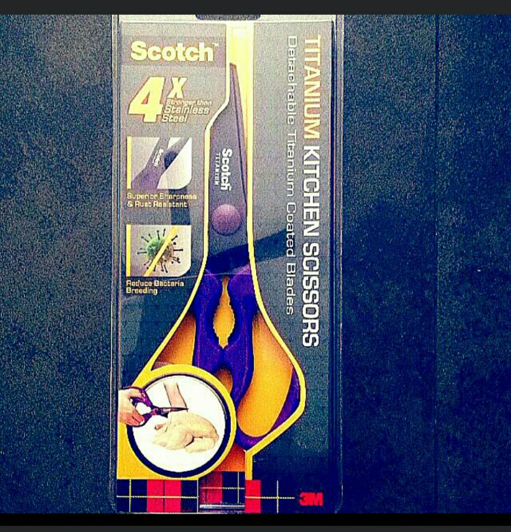 Scotch™ Titanium Kitchen Scissors by 3M, Furniture & Home Living ...