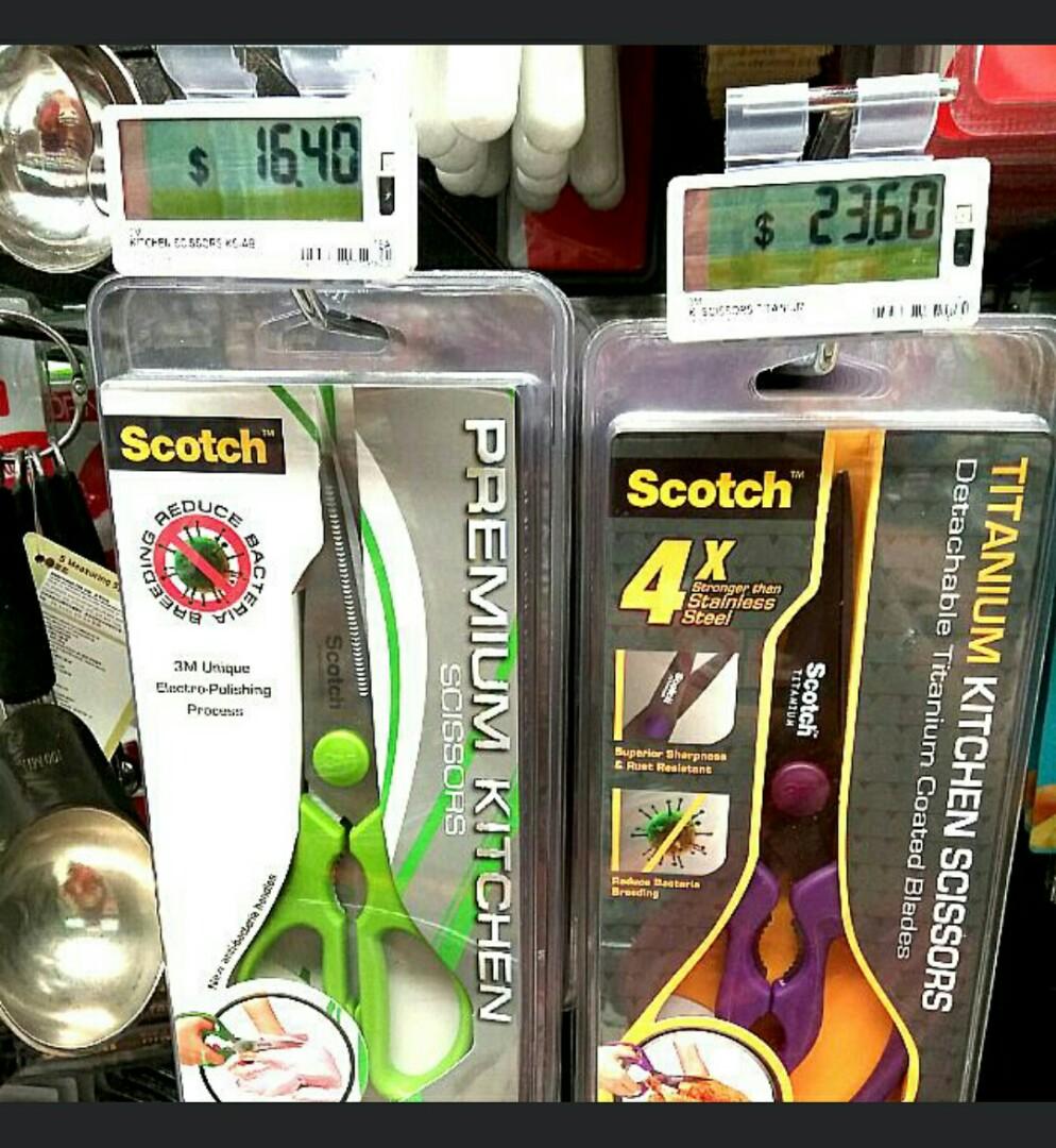 Scotch™ Titanium Kitchen Scissors by 3M, Furniture & Home Living ...