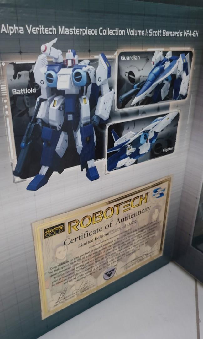 Scott Bernard Masterpiece Collection Volume 1 VFA-6H (Toynami) Robotech ...