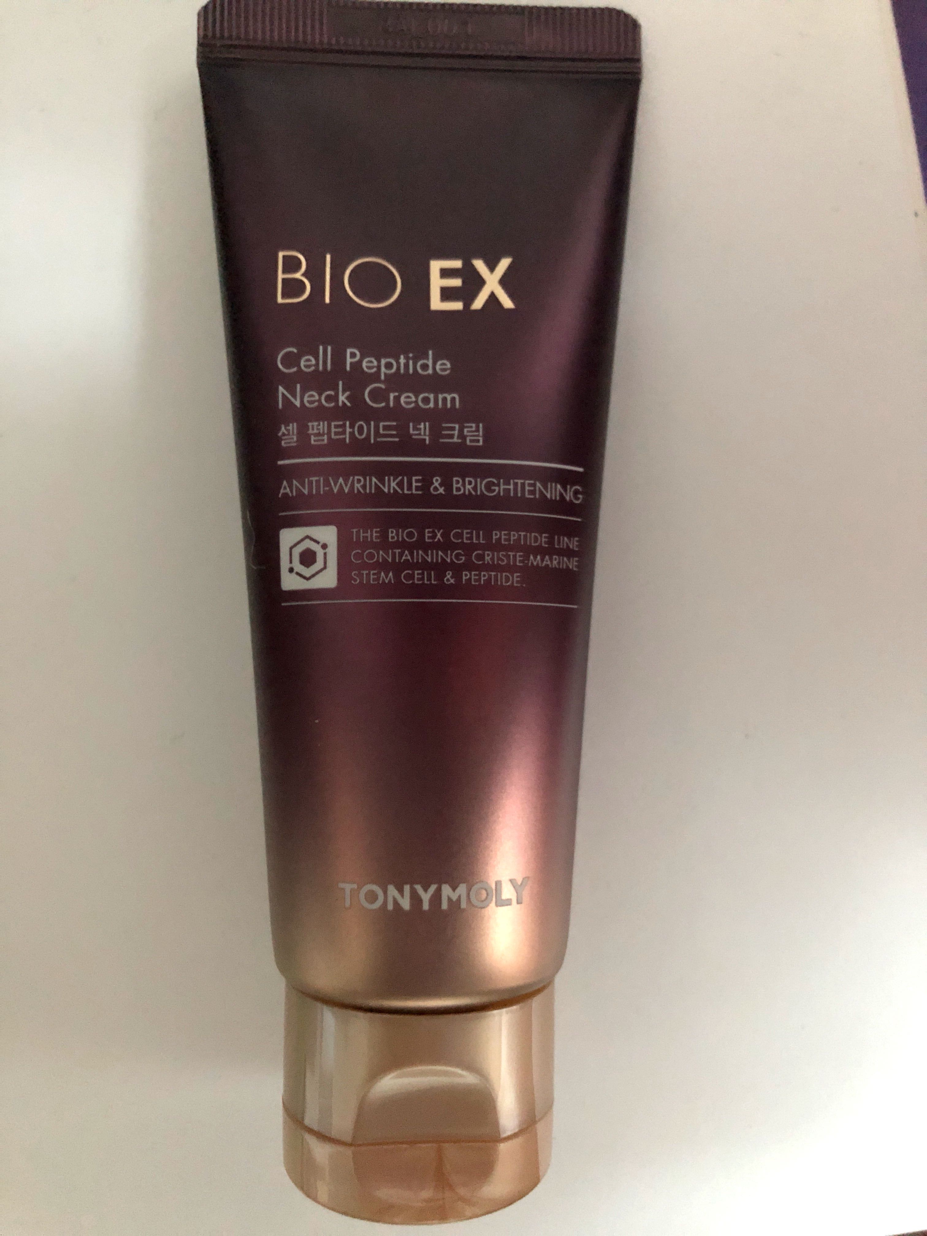 TONYMOLY BIO EX Neck cream, 美容＆個人護理, 健康及美容 - 皮膚護理, 面部 - 面部護理 - Carousell