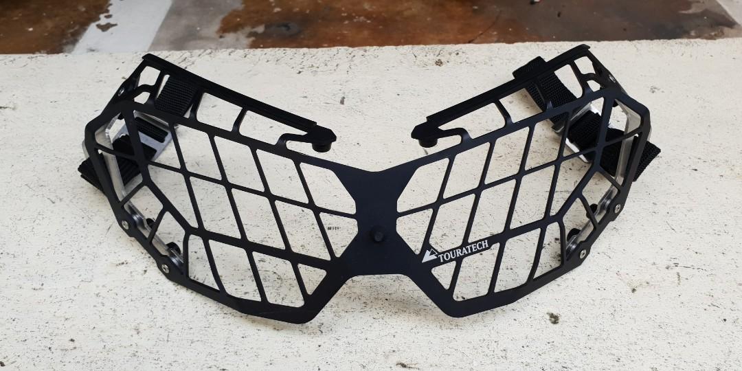 Touratech Africa Twin Headlight Guard, Motorcycles, Motorcycle ...