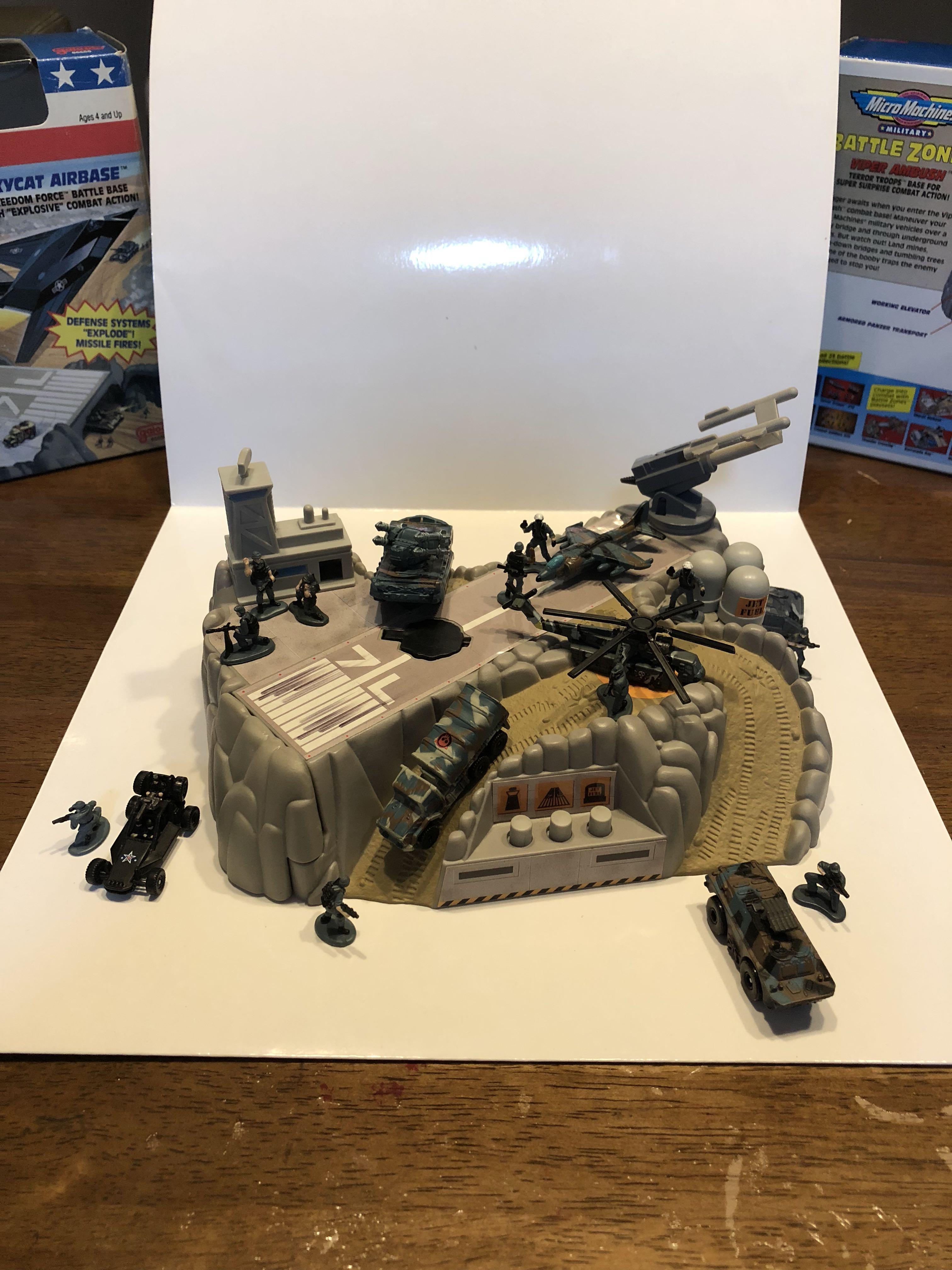 Vintage Micro Machines Military (Galoob) Skycat Airbase, Hobbies & Toys ...