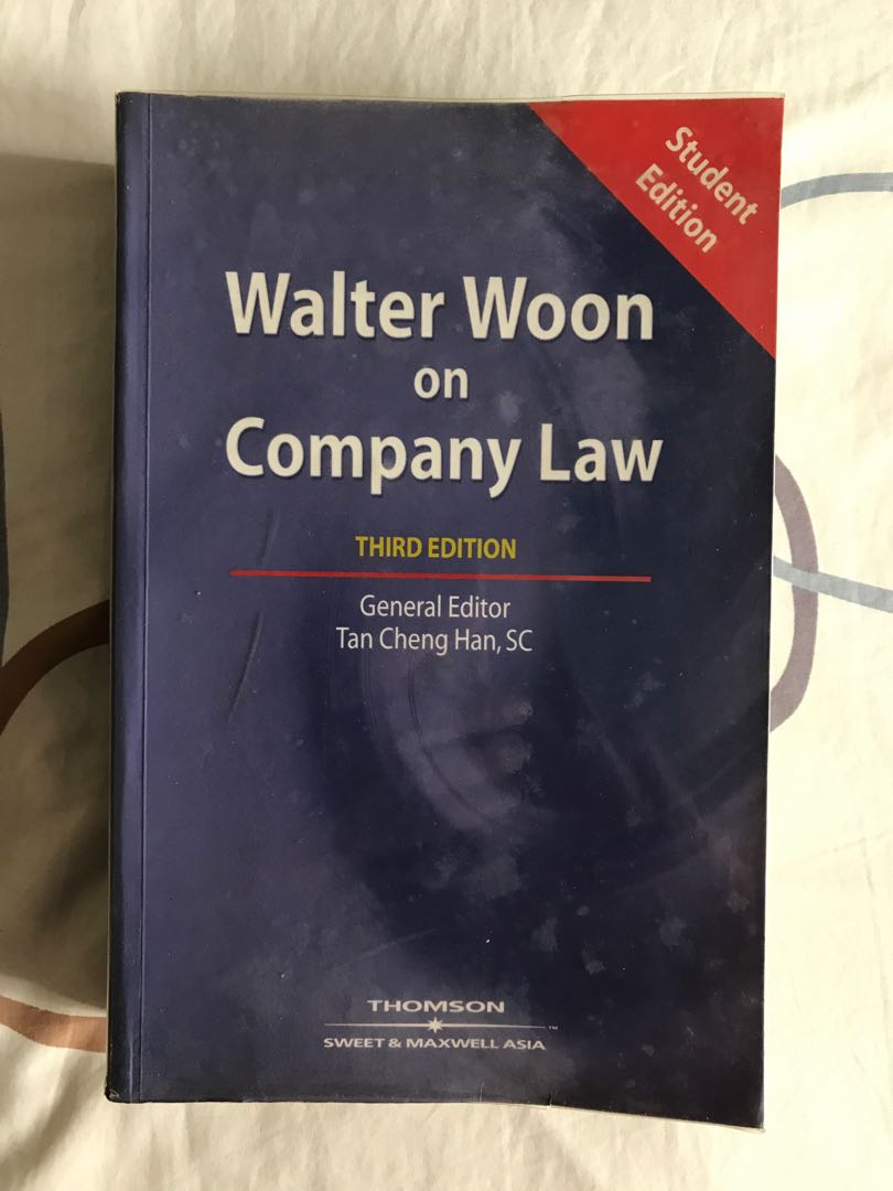 Walter Woon on company law : student edition / general editor, Tan ...