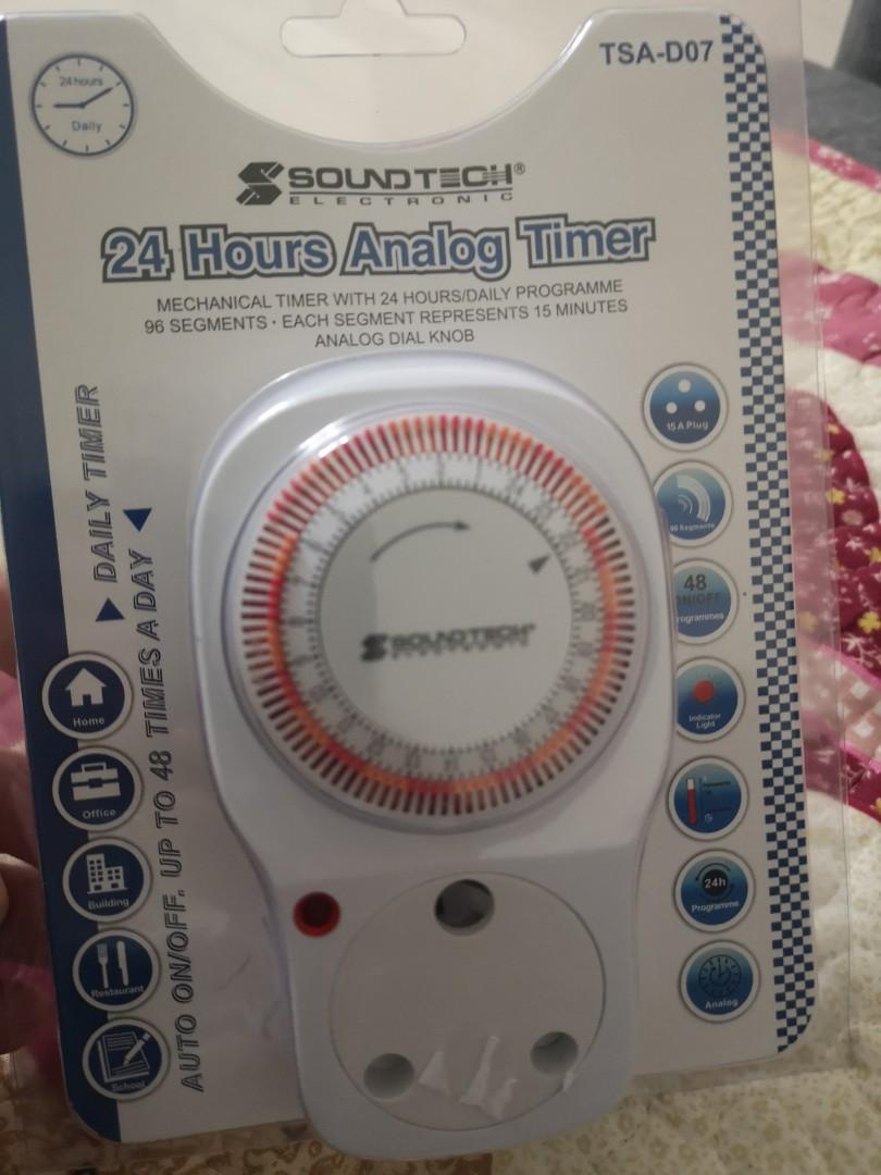 24hr analog timer for Aircon, TV & Home Appliances, Air Conditioners ...