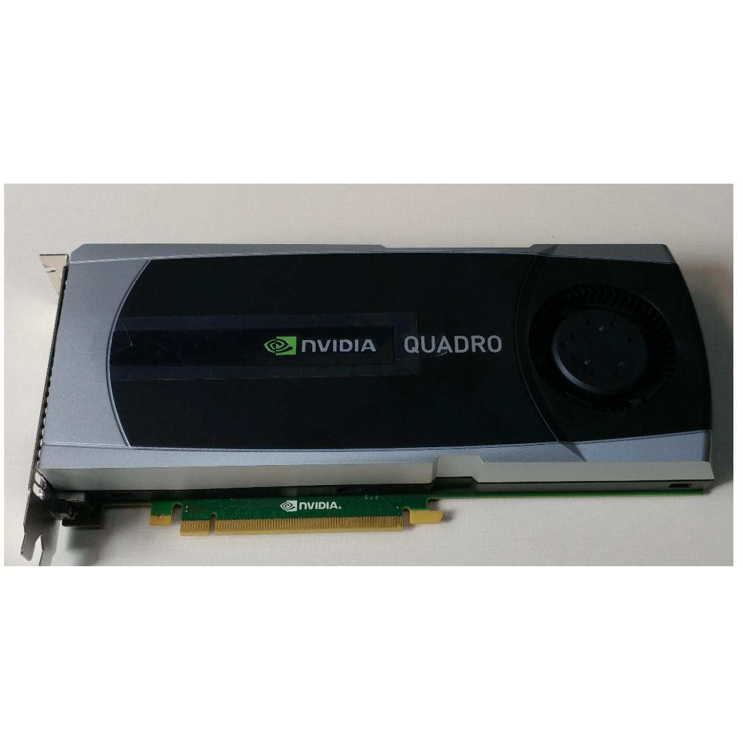 （特價一張） Nvidia Q6000 6GB DDR5 ECC CUDA PCIE 2.0 (二手) 90% New, 電腦＆科技, 電腦 ...