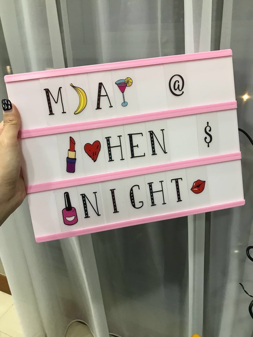 Cinematic Lightbox Rental (cute/fancy) A4, Hobbies & Toys, Stationery ...