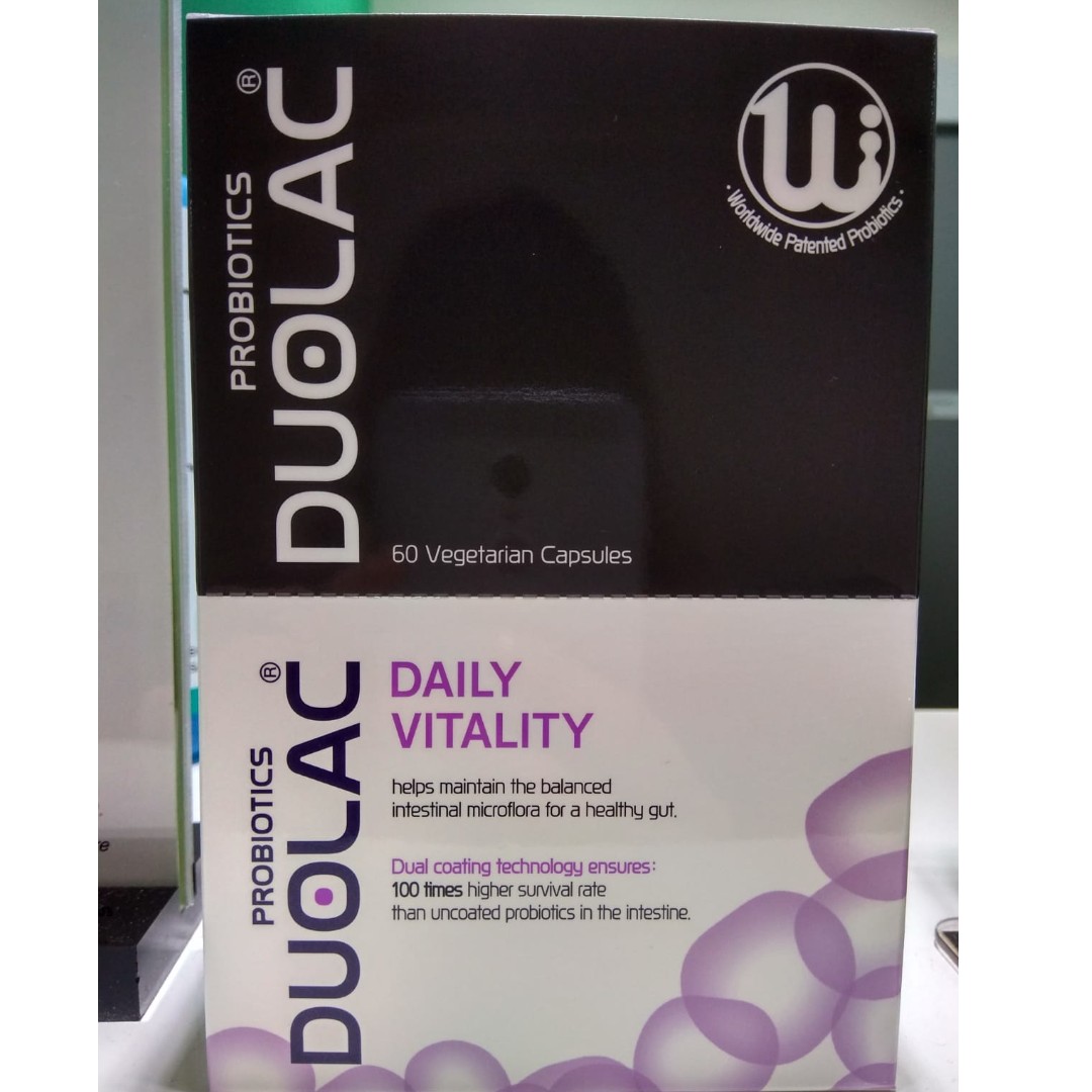 DUOLAC DAILY VITALITY PROBIOTICS, Health & Nutrition, Health ...