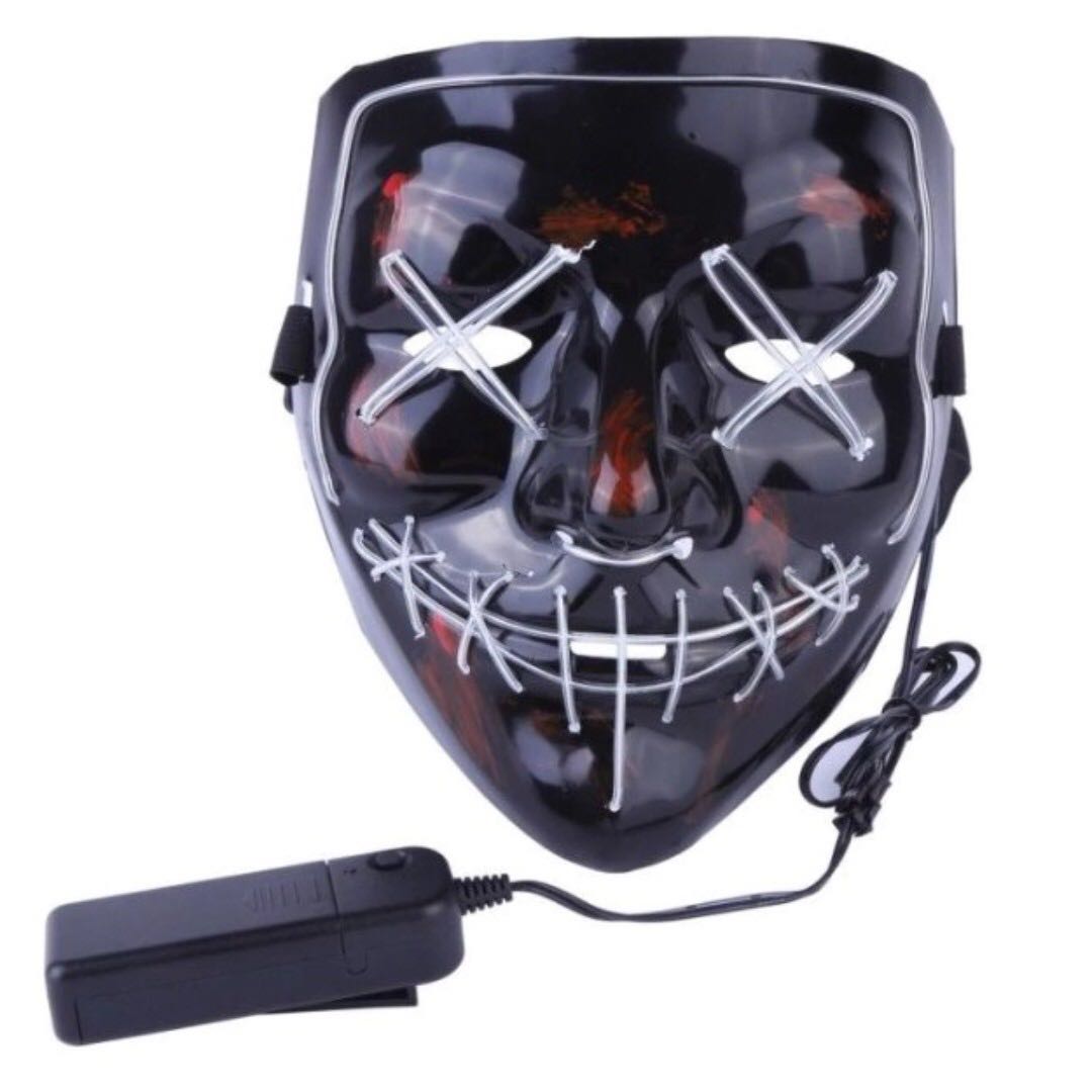 PURGE LED MASK HALLOWEEN [PRE-ORDER], Health & Nutrition, Face Masks ...