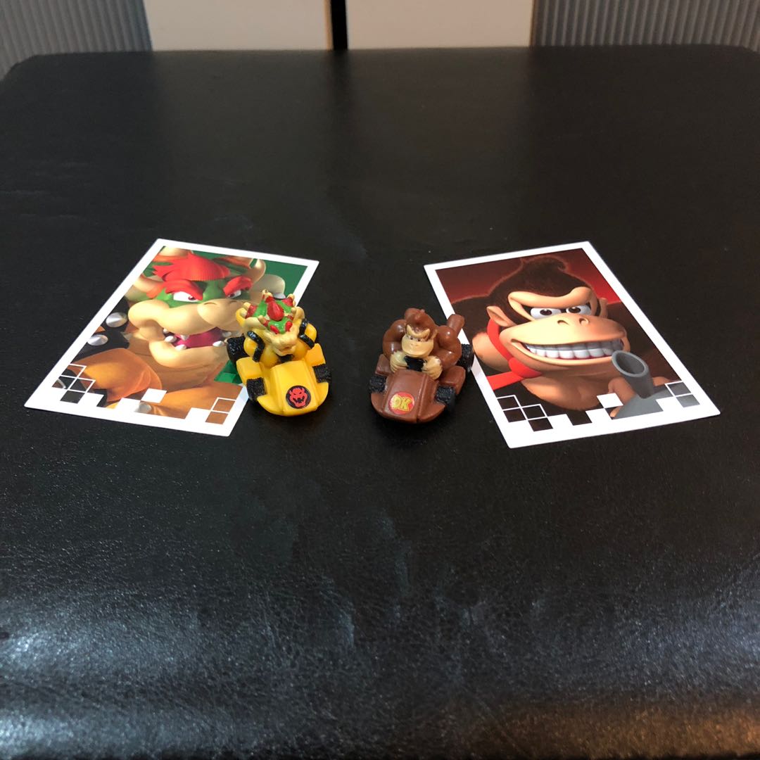 Hasbro Nintendo Super Mario Kart Monopoly Bowser Donkey Kong kat card ...