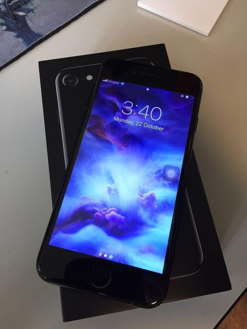 Iphone 7 (JET BLACK) 128GB, Mobile Phones & Gadgets, Mobile Phones ...