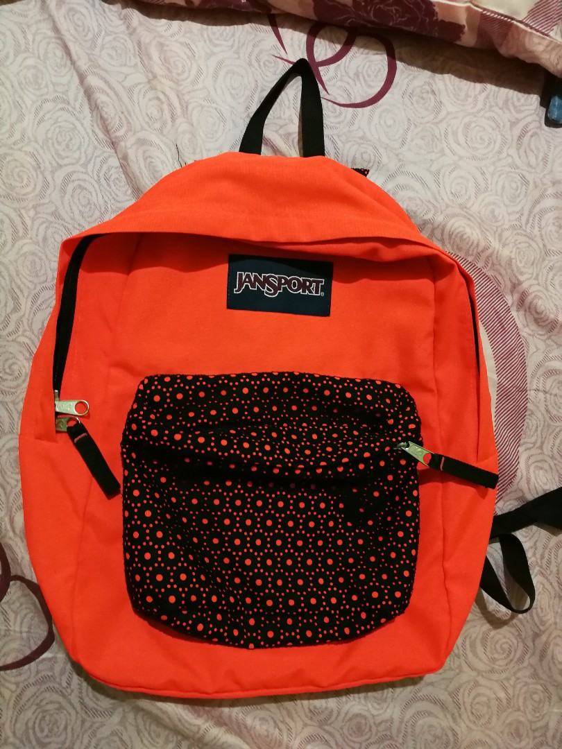 Jansport neon pink, Women's Fashion, Bags & Wallets, Backpacks on Carousell