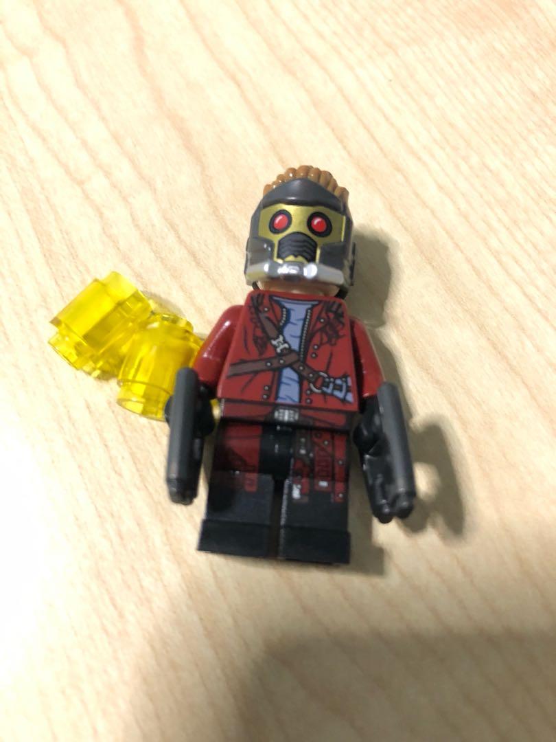 LEGO Star lord mask open jacket Guardians of the galaxy marvel Super ...