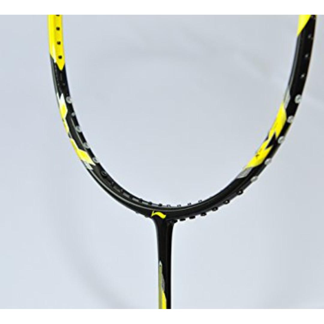 LI-NING Rocks 500 Black Yellow Badminton Racket - AYPE102-2S, Sports ...