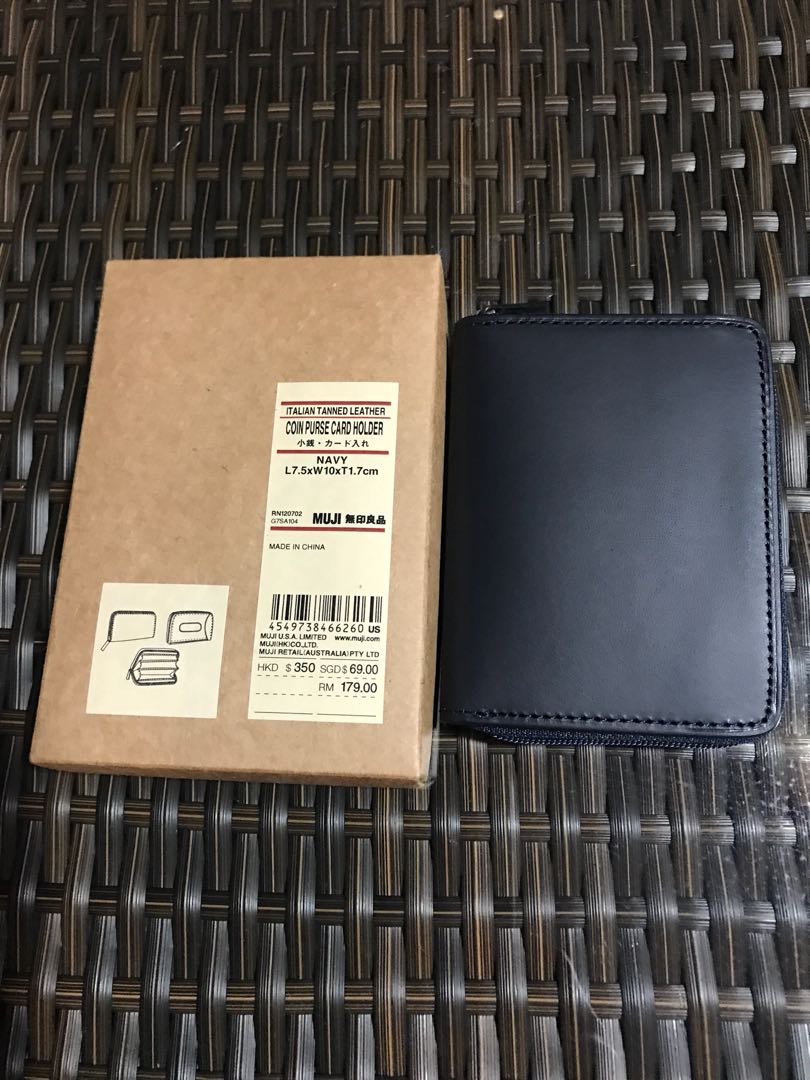 Muji Coin Purse Card Holder, Women's Fashion, Bags & Wallets, Wallets ...