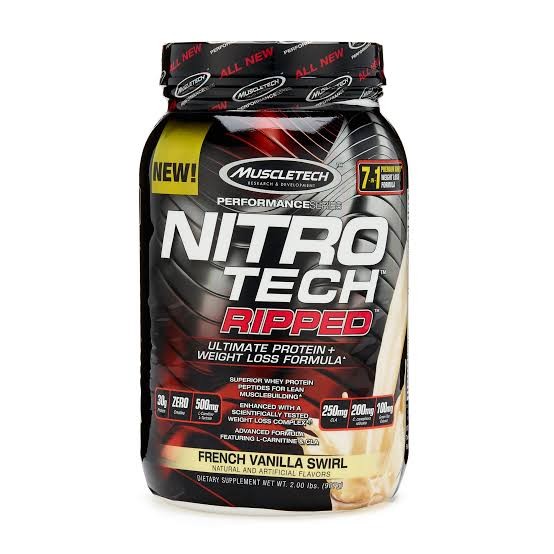 Muscletech Nitrotech Ripped, Health & Nutrition, Health Supplements ...