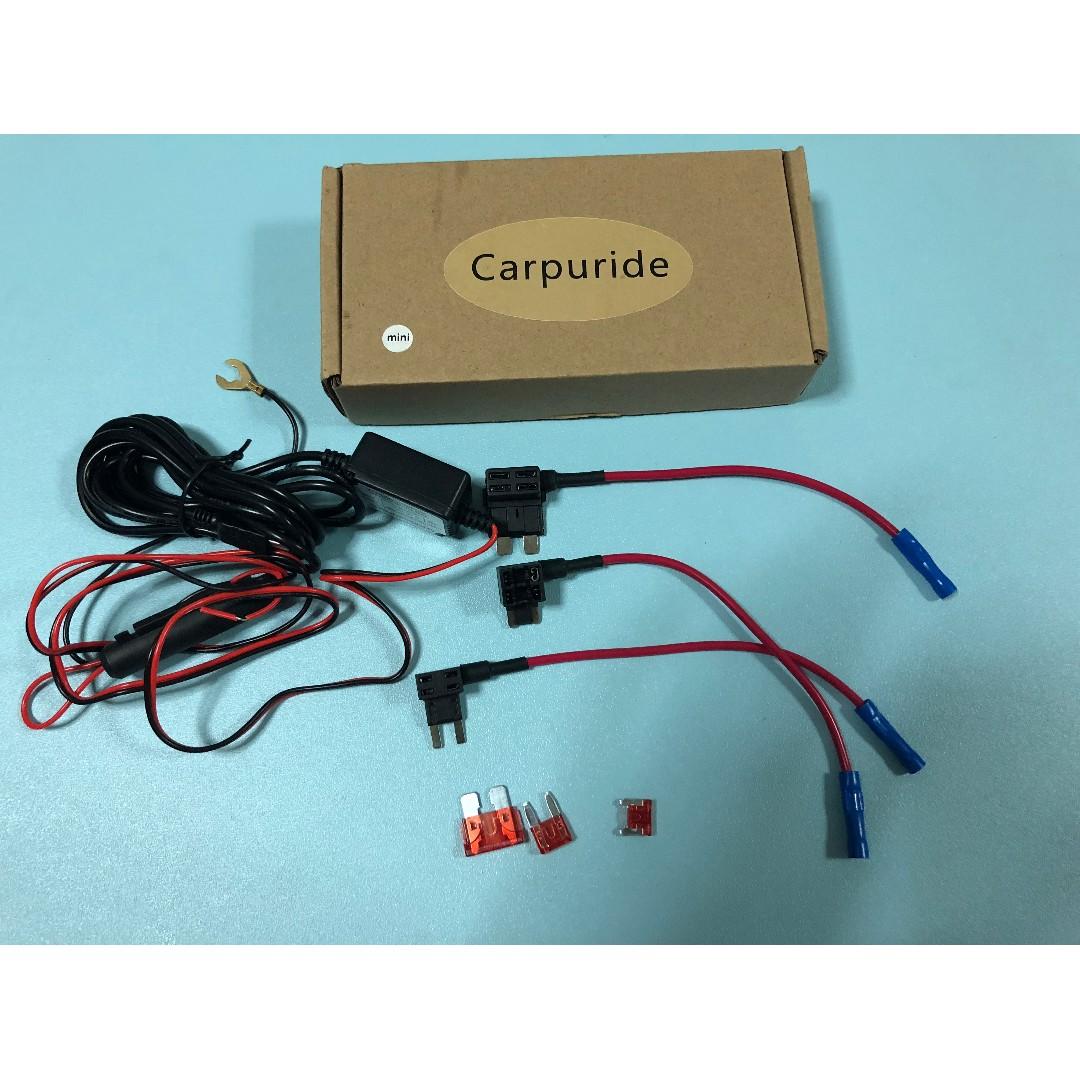 NEW! Carpuride Dash Cam Hardwire Kit and Wire Car Charger Cable Kit ...