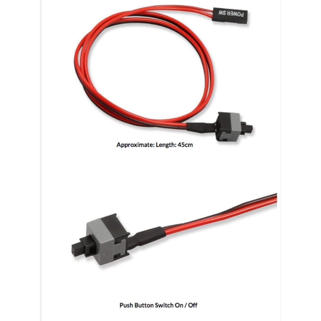 Nexcraft ATX Motherboard Power Cable Switch On Off Reset Computer Cable ...