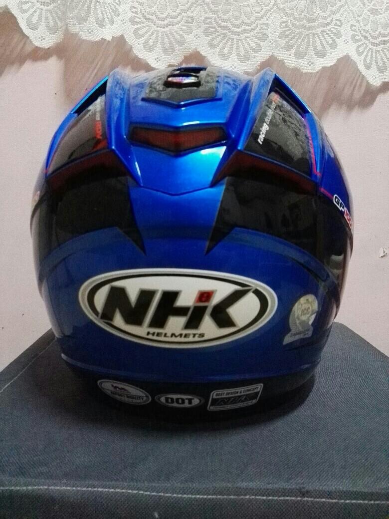 NHK GP-1000 road fighter Helmet Dual Visor, Motorbikes on Carousell