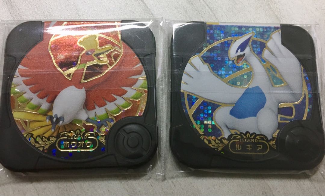 Pokemon Tretta U2 Legend Ho-Oh & Lugia, Hobbies & Toys, Toys & Games on ...