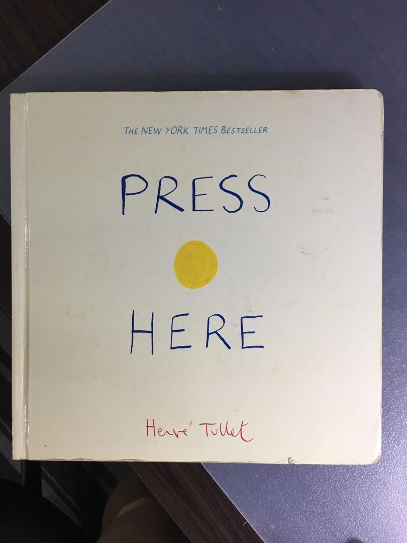 Press Here by Herve Tullet, Hobbies & Toys, Books & Magazines ...