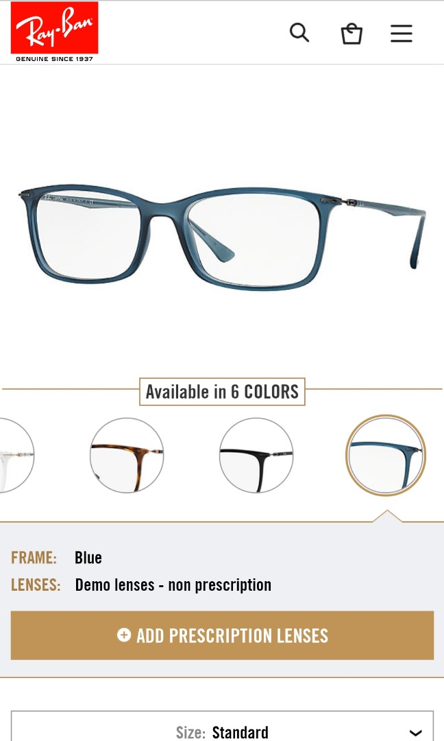 Rayban Lightray rb7031, Men's Fashion, Watches & Accessories ...