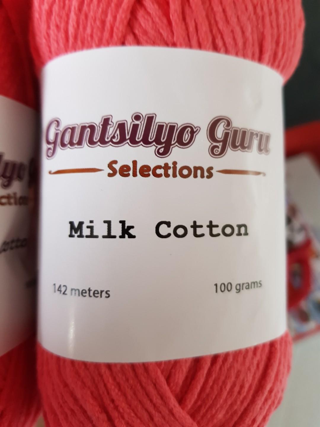 Take All Gantsilyo Guru Milk Cotton Yarn, Hobbies & Toys, Stationary ...