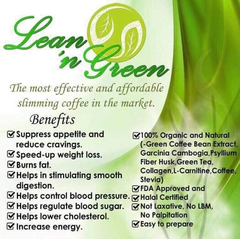 SOLD OUT- Weight Loss / Slimming Coffee - Lean N Green, Health ...
