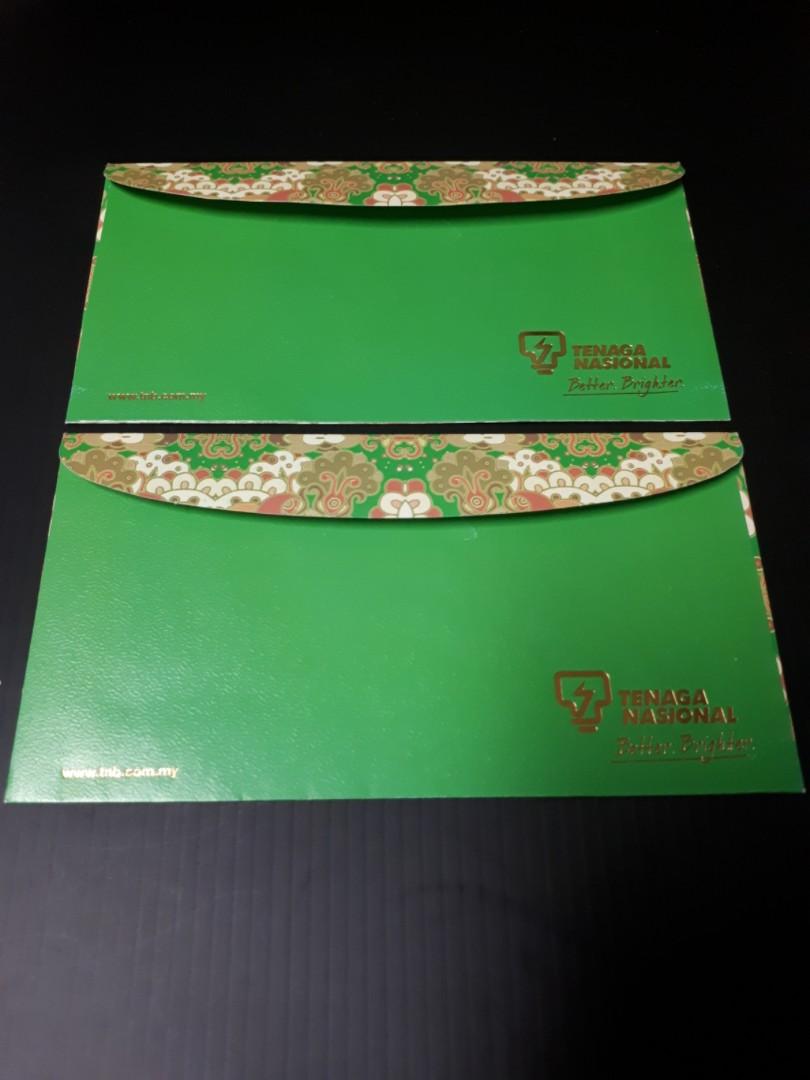 Angpao sampul duit raya TNB Tenaga Nasional, Hobbies & Toys, Stationery ...