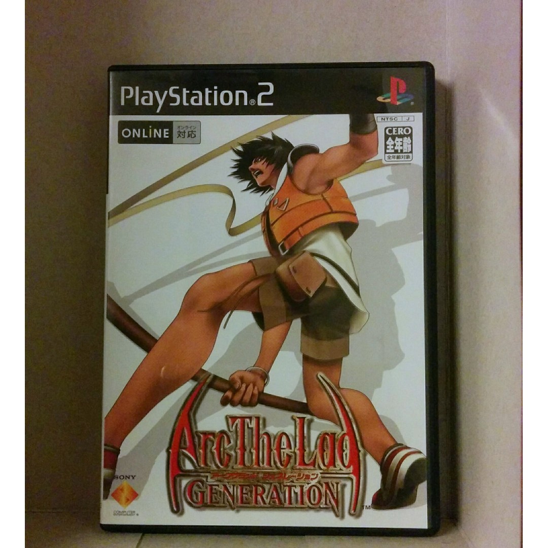 Arc The Lad Generation Original Japan JP Playstation 2 PS2 Game, Video ...